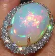 White Opal And Diamond Ring | Scrolller