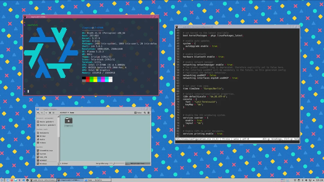[KDE] Love the Irixium Theme and CDE Windowds | Scrolller