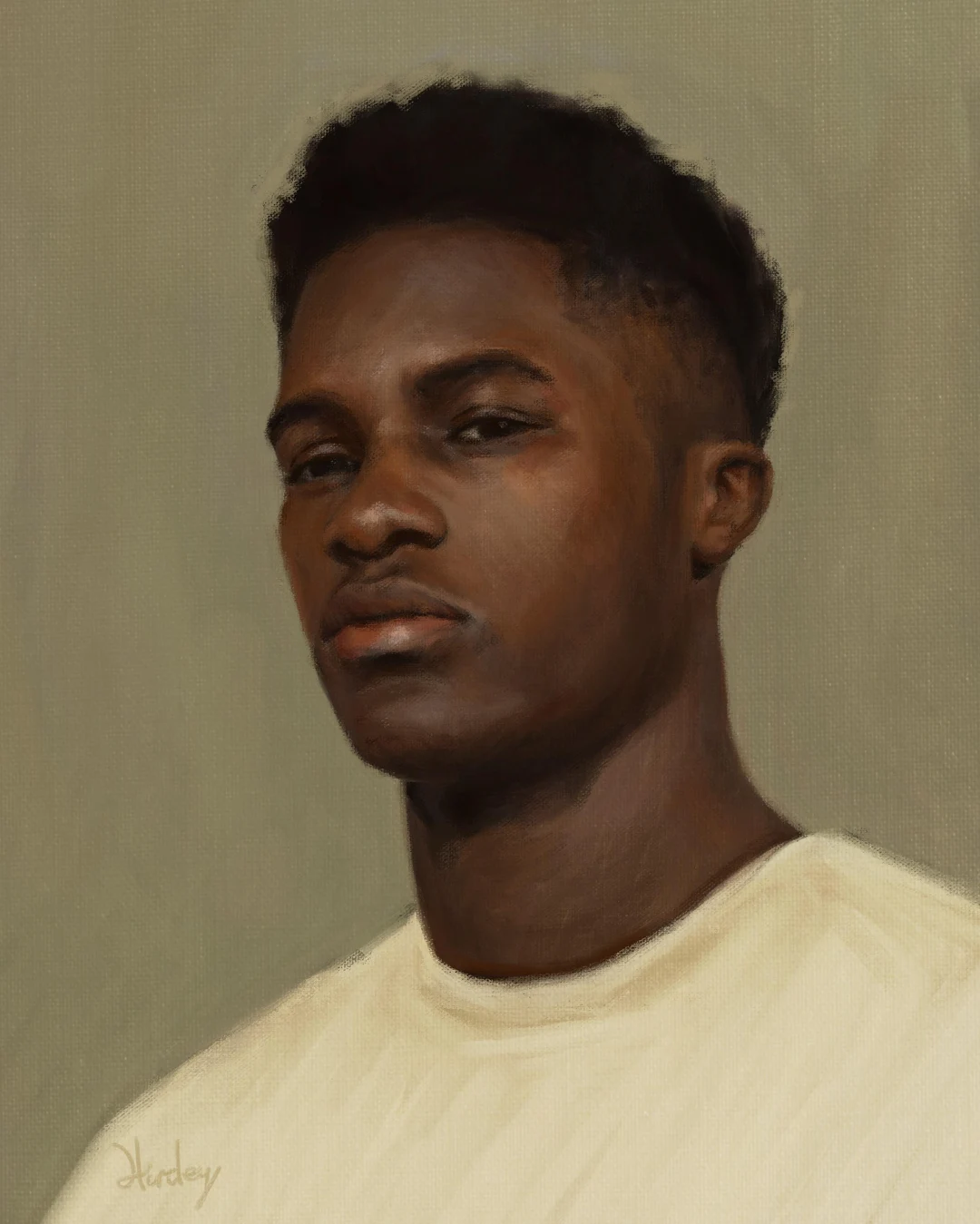 Portrait, Danyel Hartley (me), Procreate, 2023 | Scrolller
