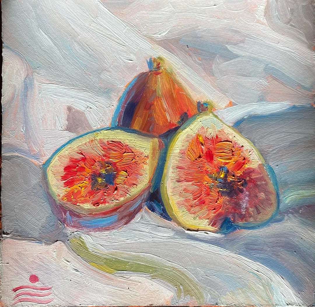 Fig, Me, Oils, 2022 | Scrolller