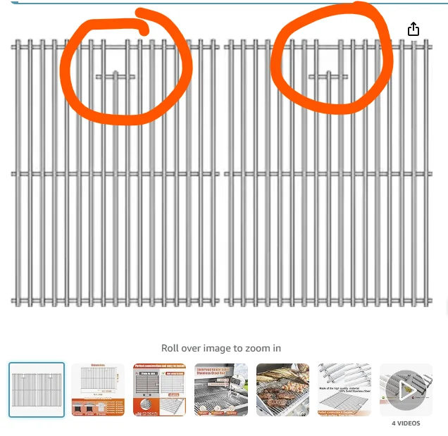 What are holes in the cooking grid for? | Scrolller