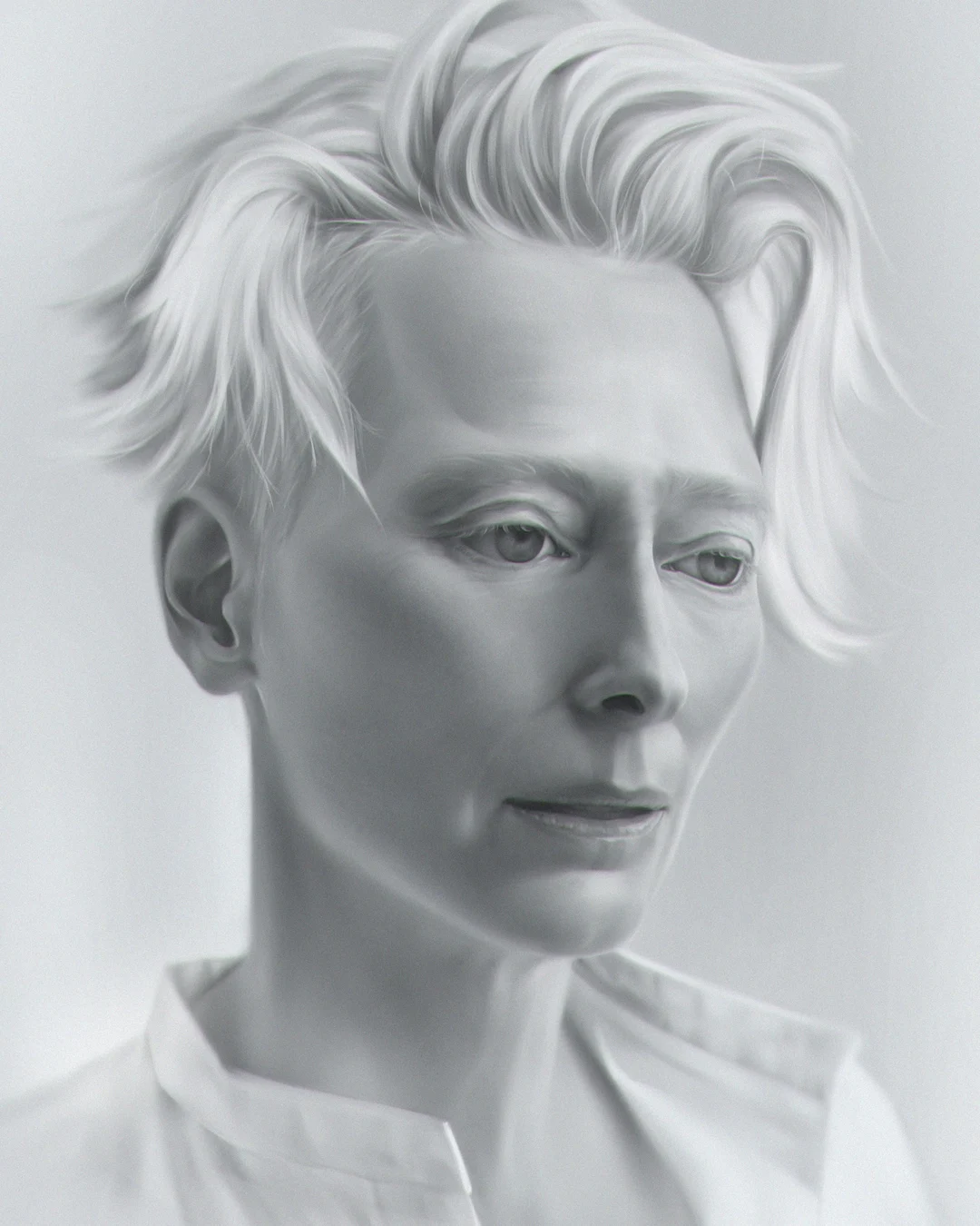 Realistic rendering study, me, digital, 2022 | Scrolller