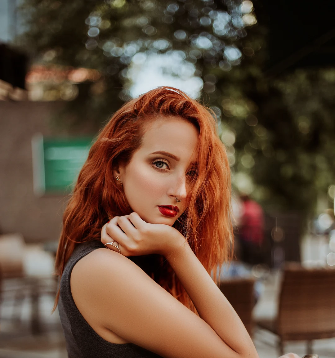 Unknown Redhead Model | Scrolller