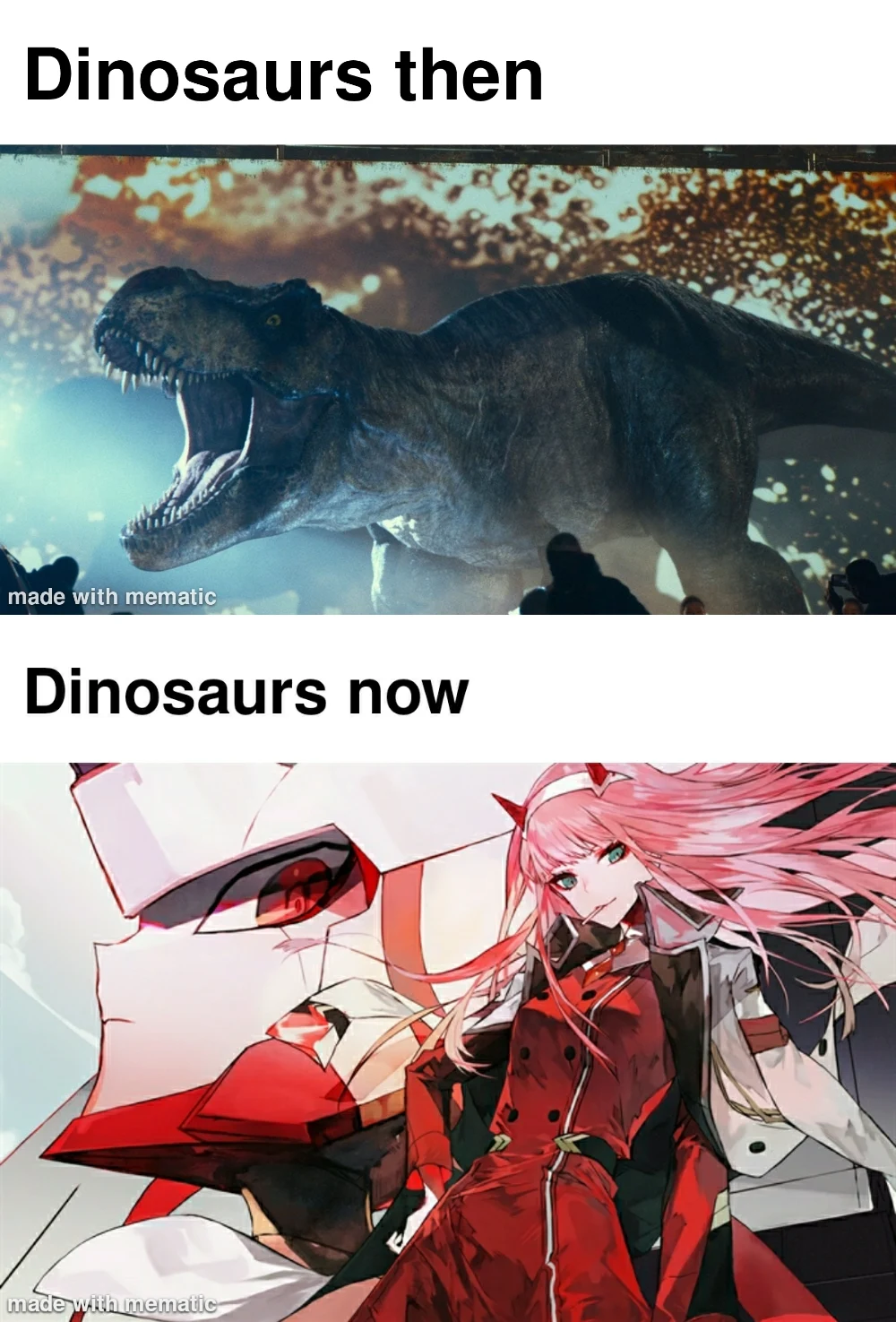ZeroTwo is our new Tyrannosaurus Saviour | Scrolller