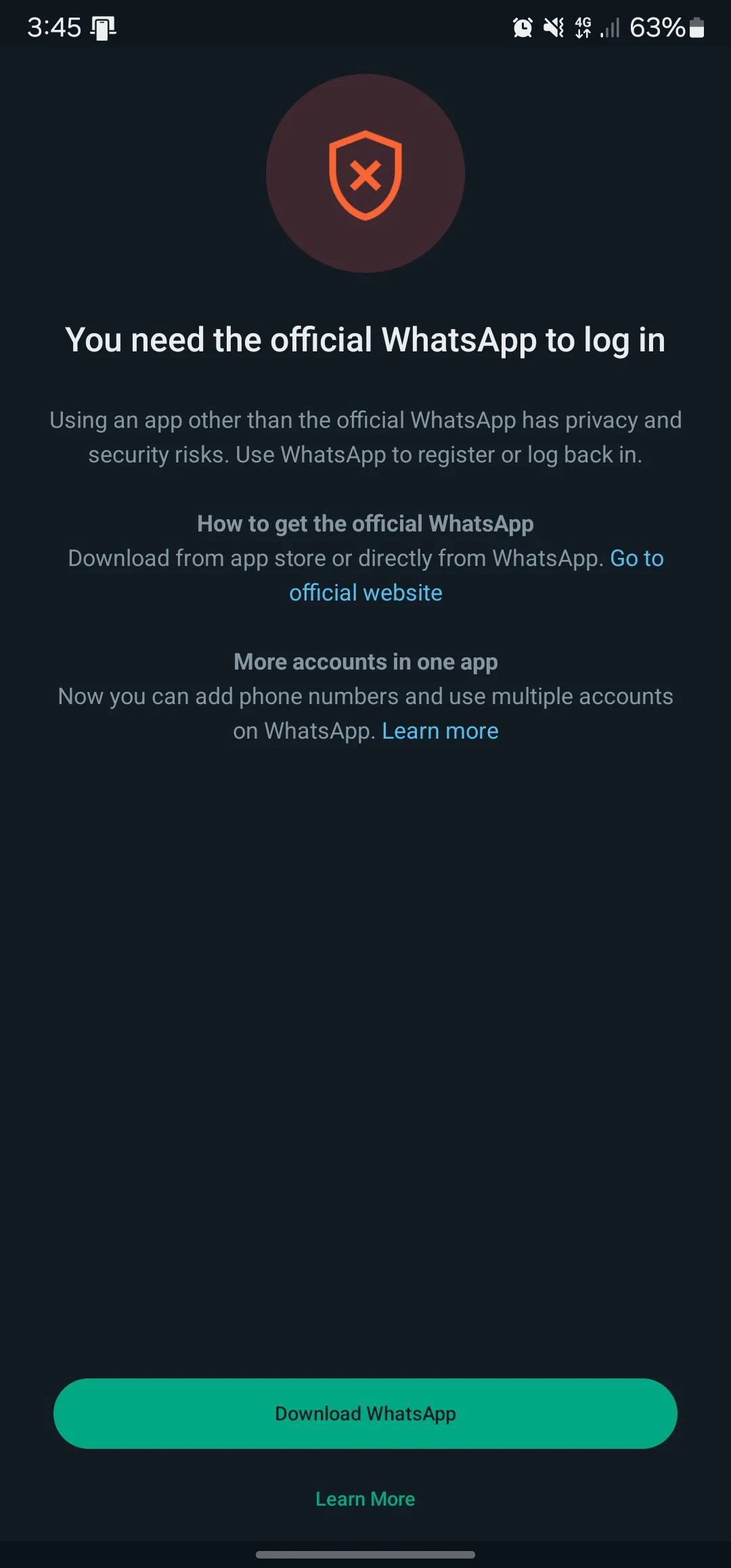 Banned from whatsapp for modding? | Scrolller