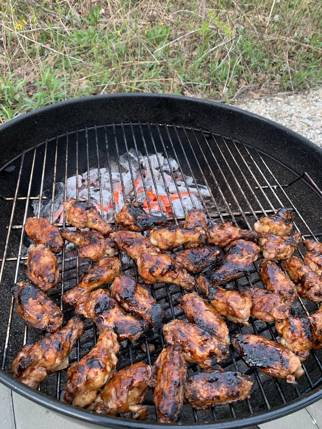 Korean BBQ wings tonight | Scrolller