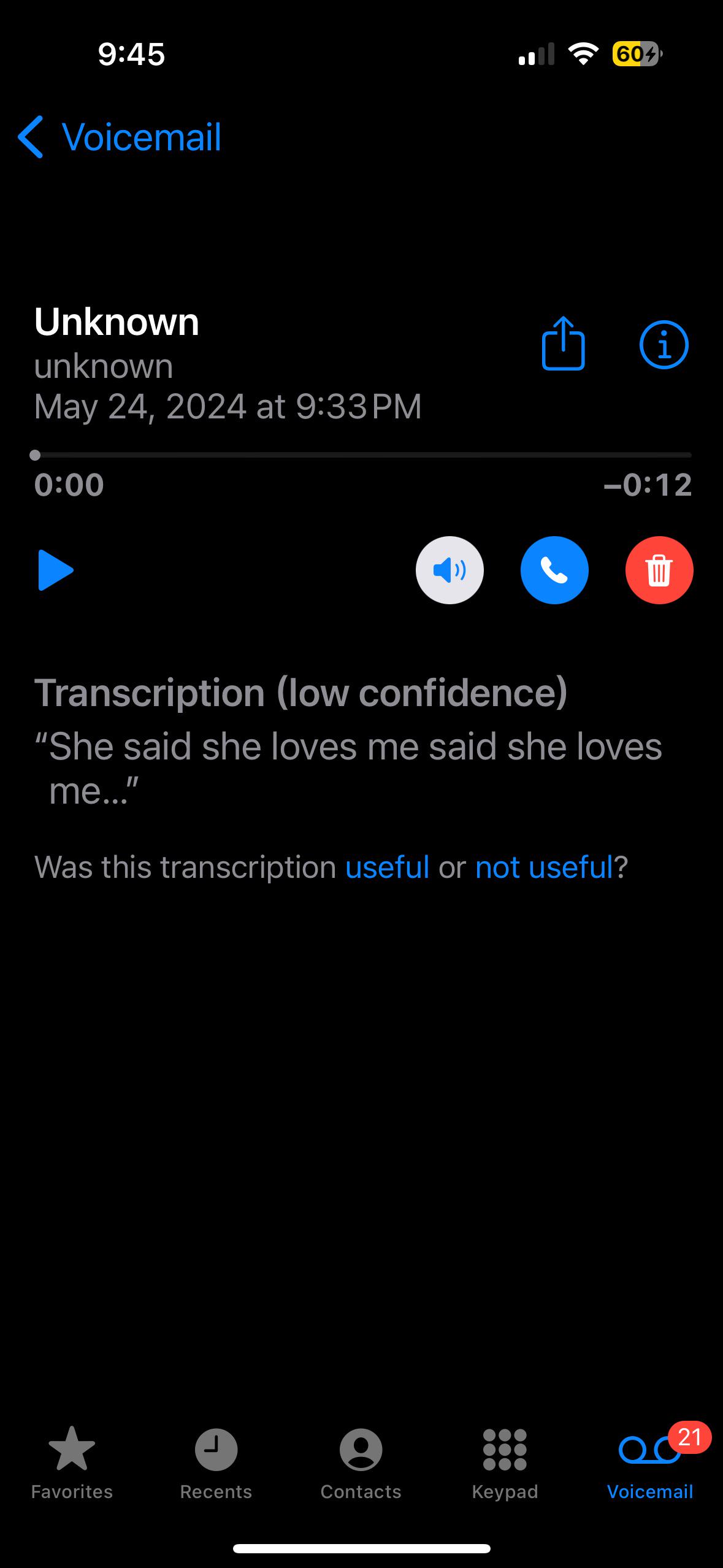 Weird voice mail | Scrolller