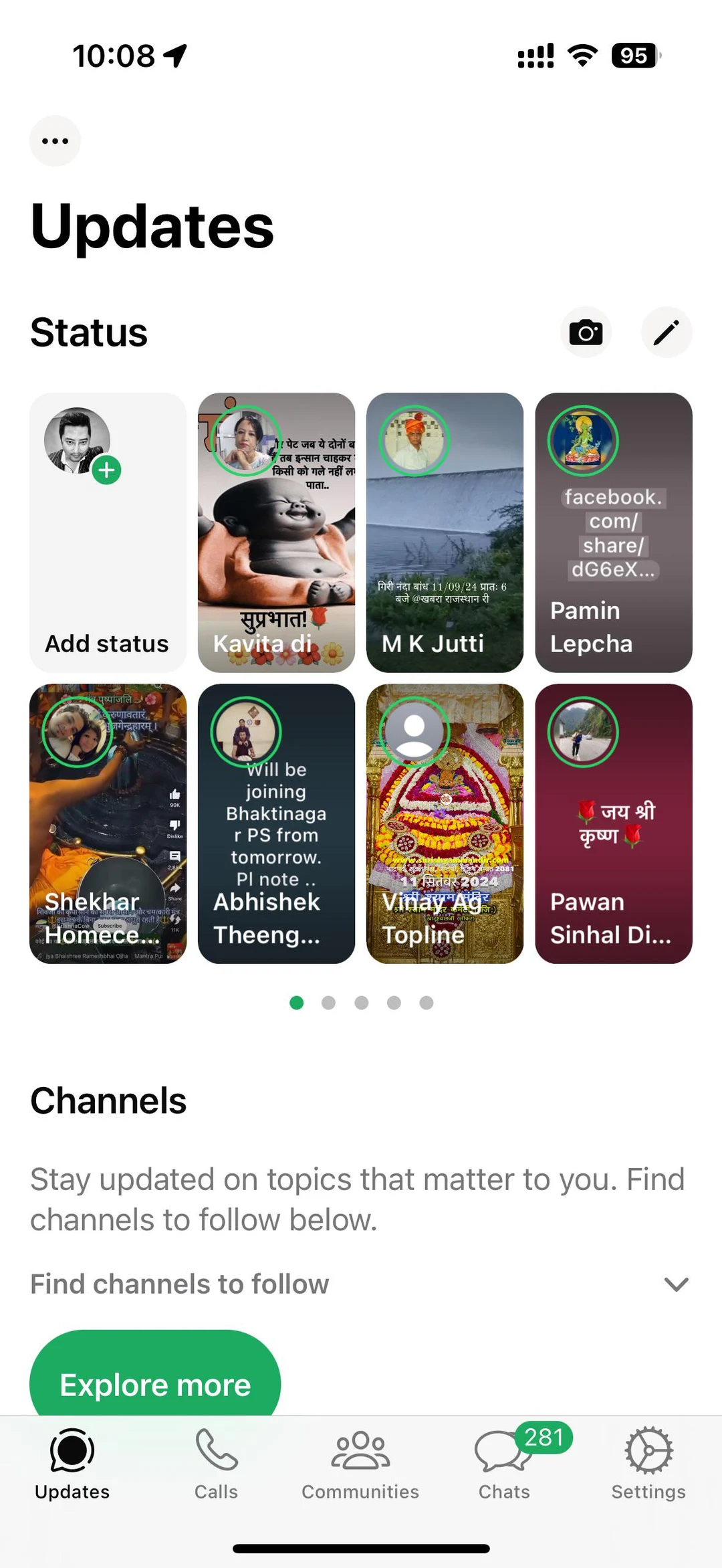What’s app status view | Scrolller