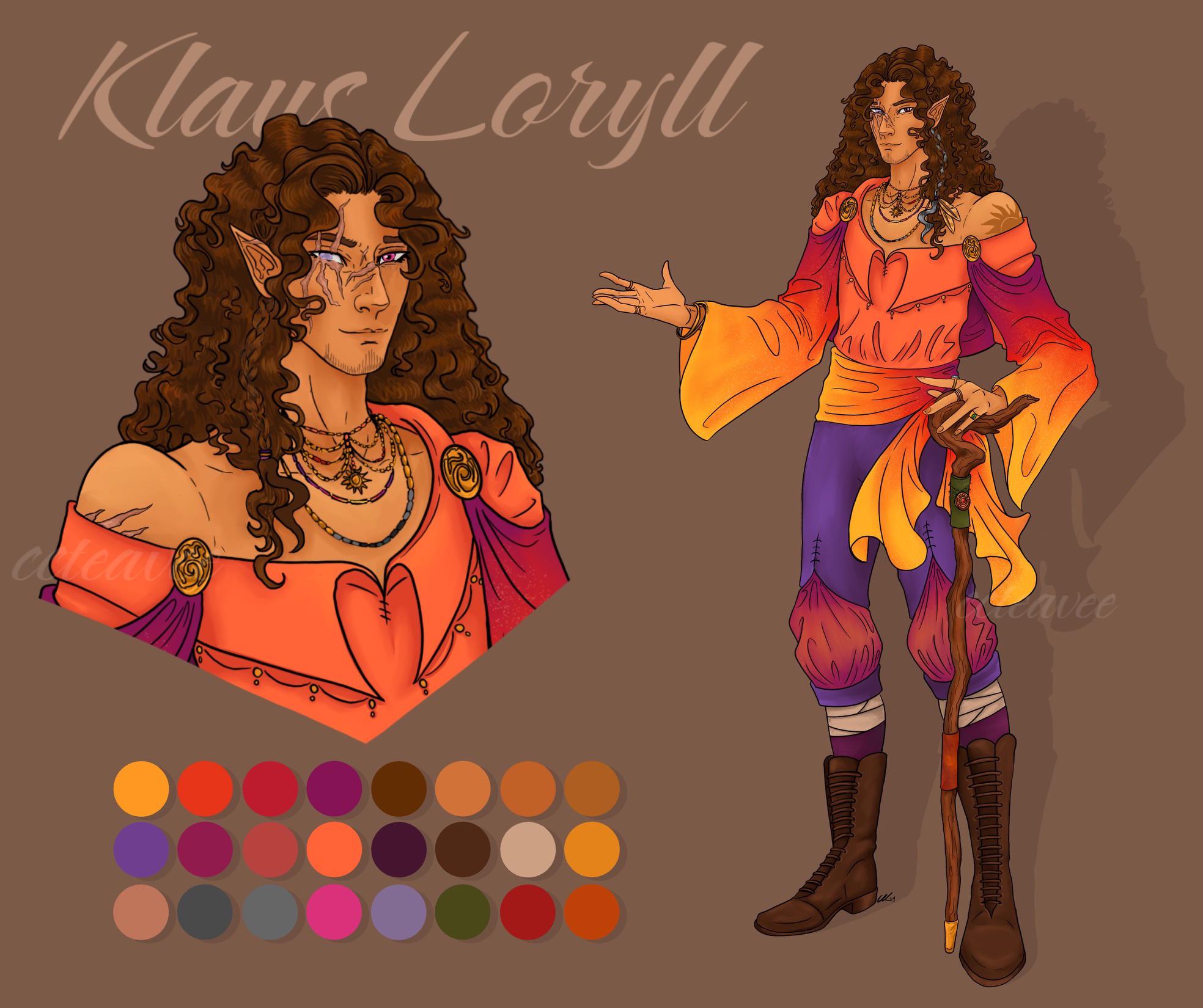 [Art][OC] Finally finished my Cleric’s ref sheet! | Scrolller