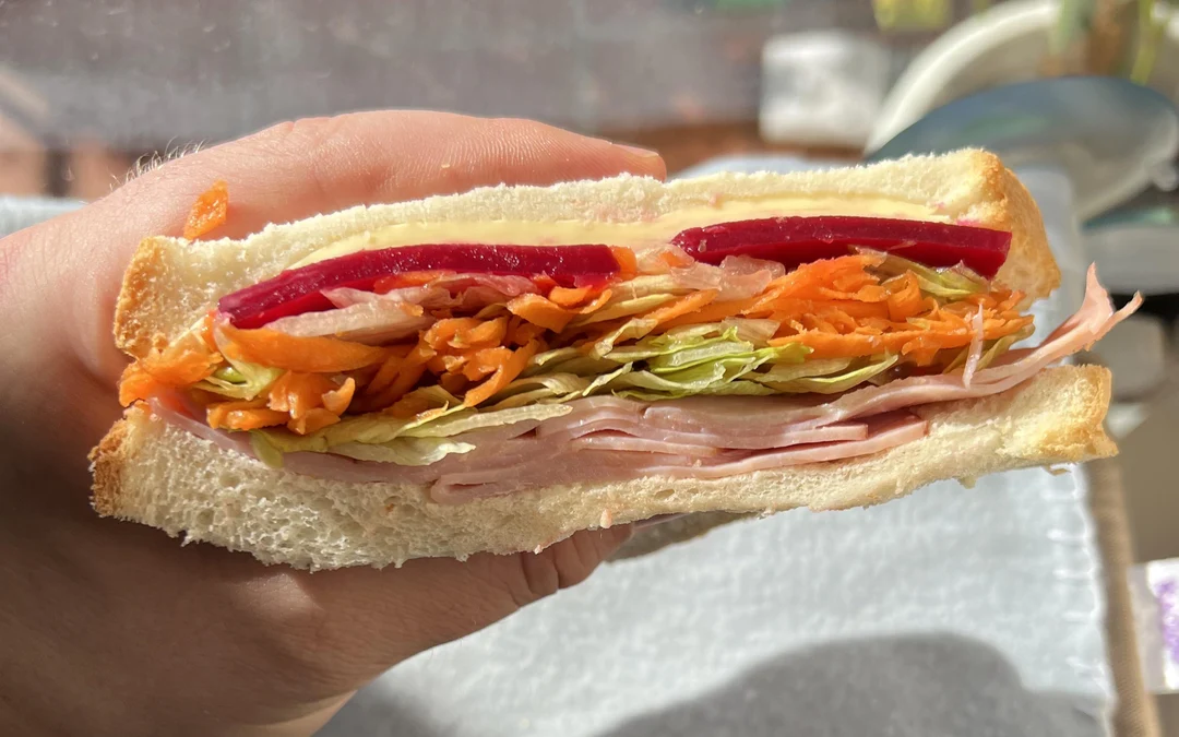 Just a classic ham and salad. | Scrolller