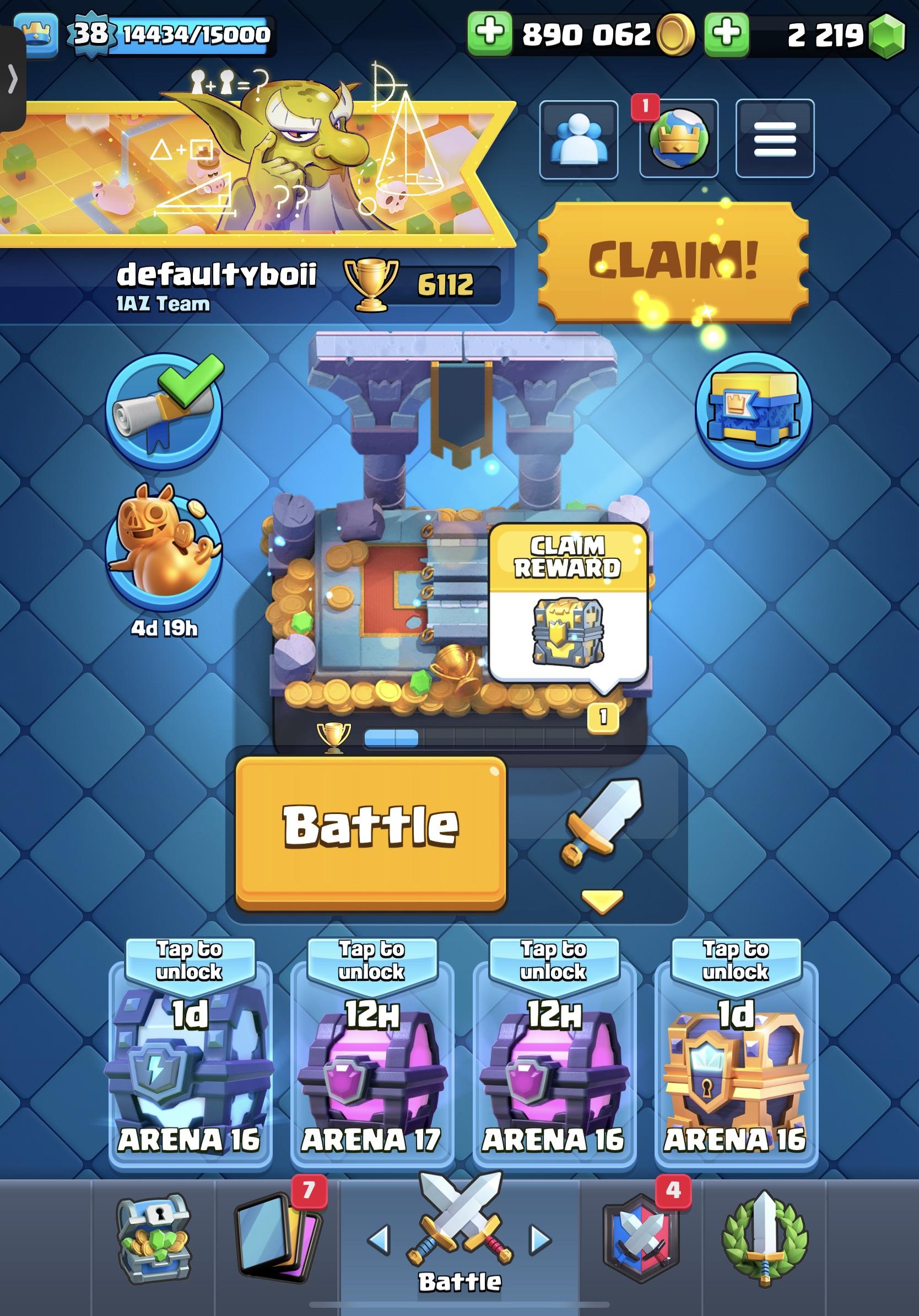 Rate my chest deck | Scrolller