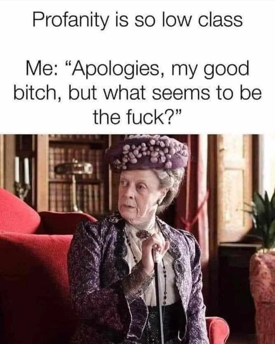 Profanity in the highest form | Scrolller