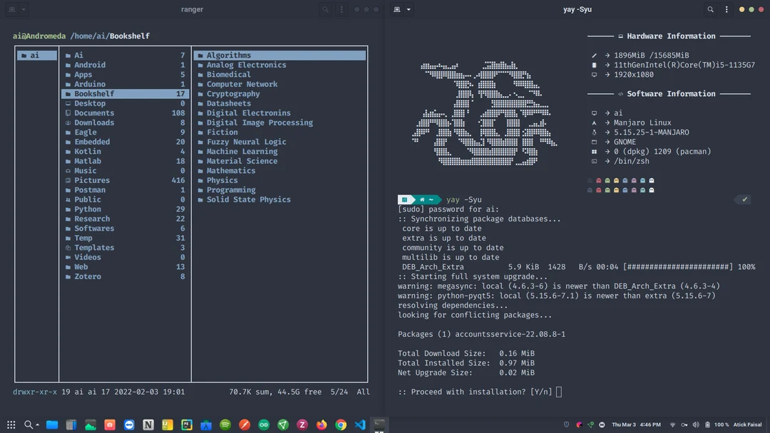 [GNOME] Manjaro | Scrolller