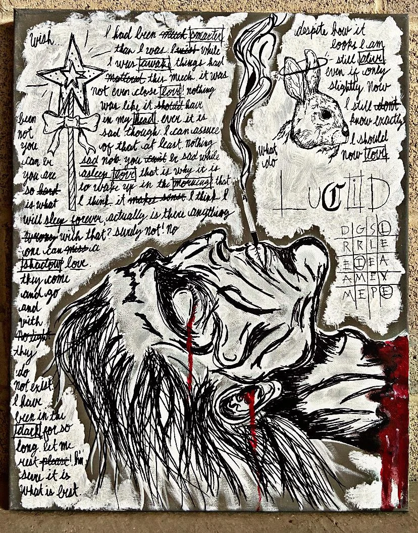 Dreamer, grzzlysdad, acrylic, 2024 | Scrolller