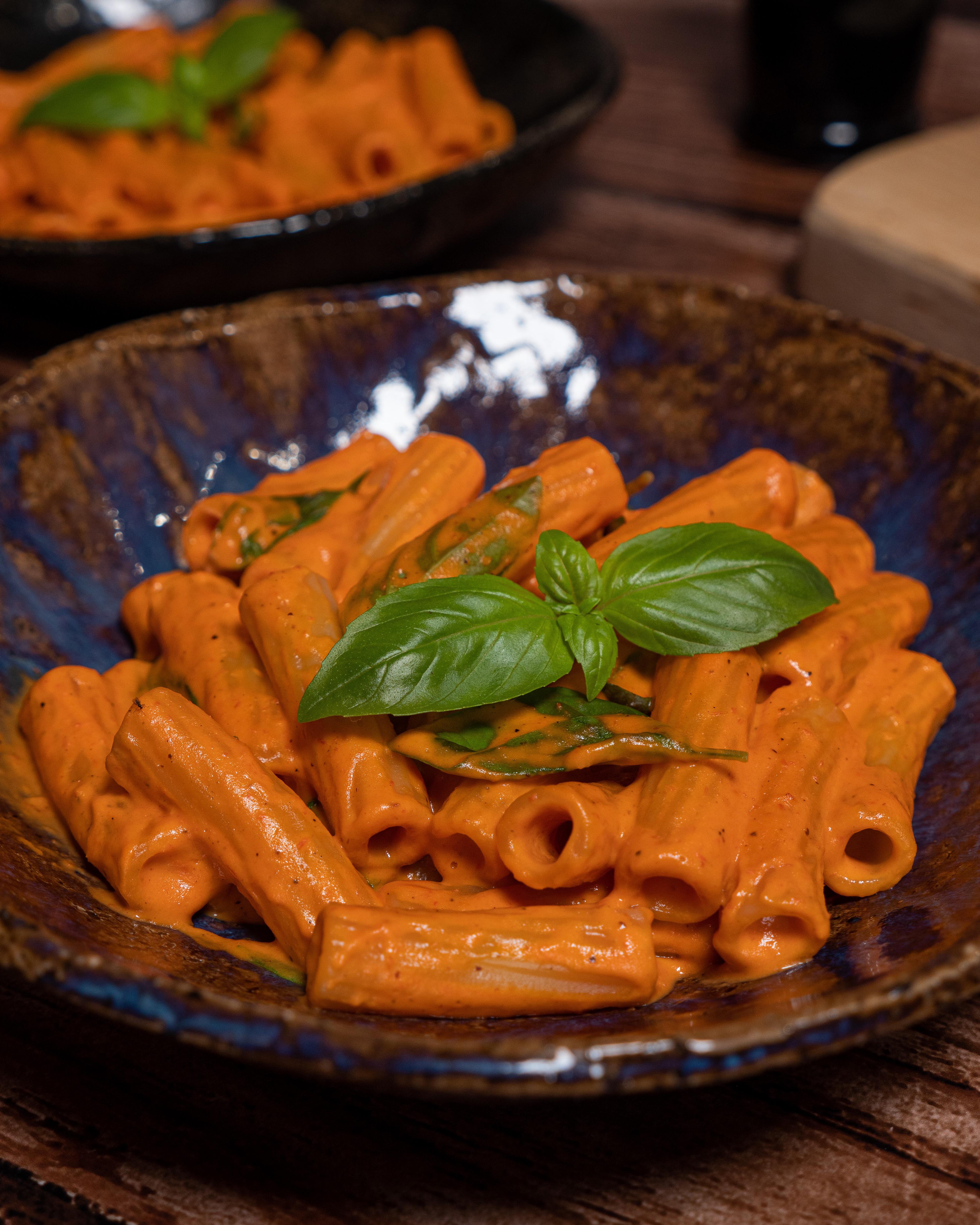 [Homemade] Roasted Bell Pepper Pasta | Scrolller