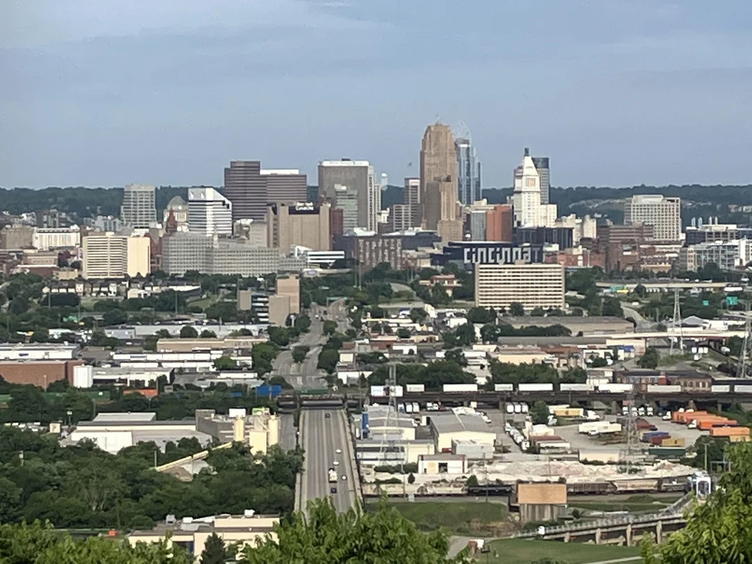 Cincinnati OH as seen from The Incline Public House. | Scrolller