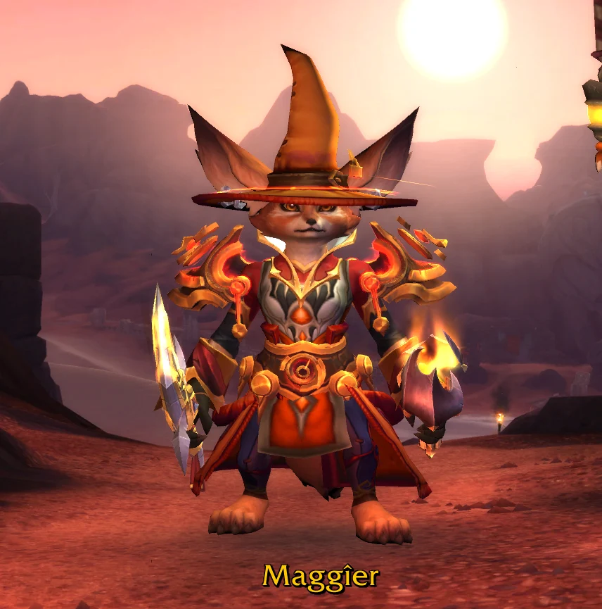 I really like the new mage set. Fits me, actually trying to learn fire mage | Scrolller
