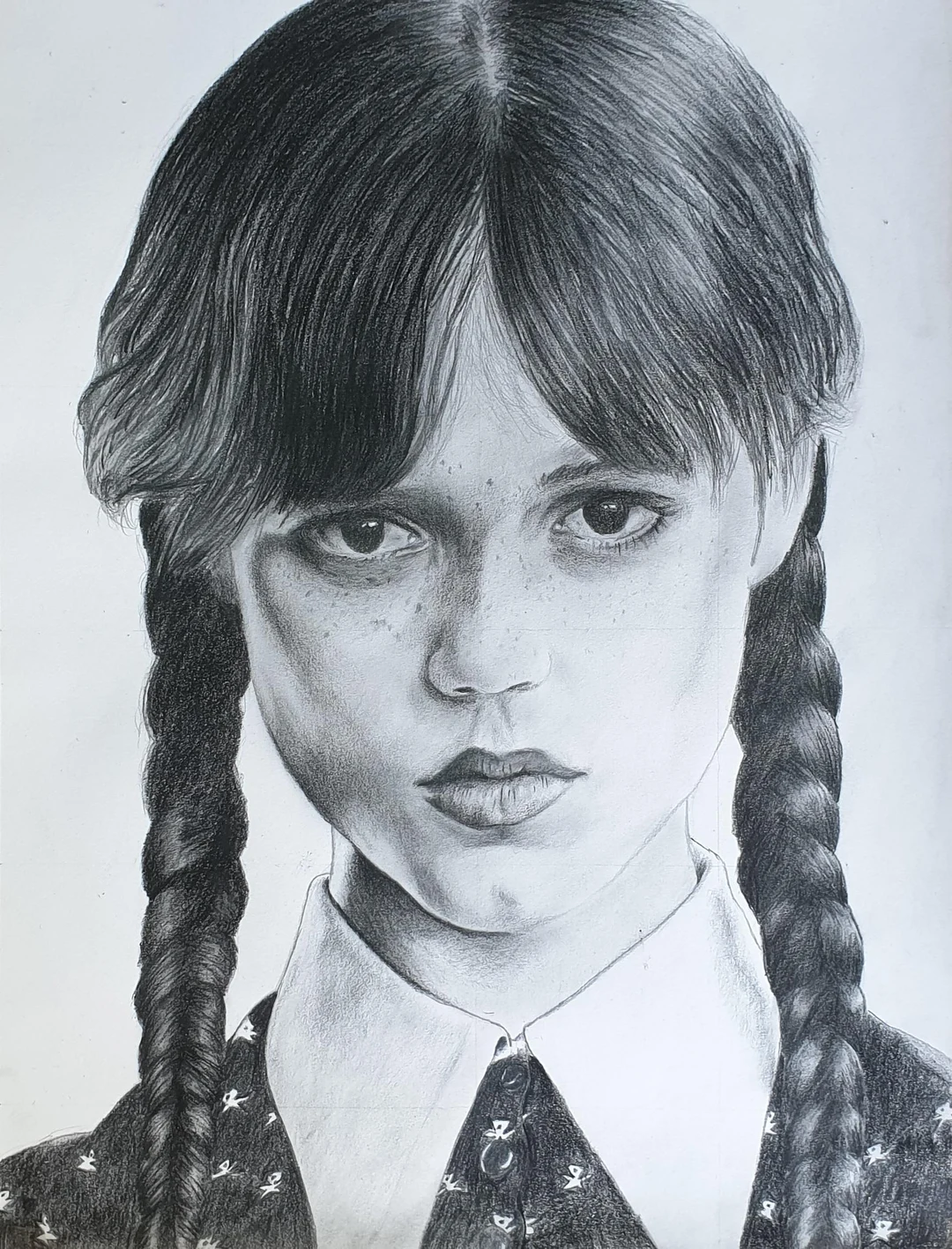 wednesday, me, graphite, 2023 | Scrolller