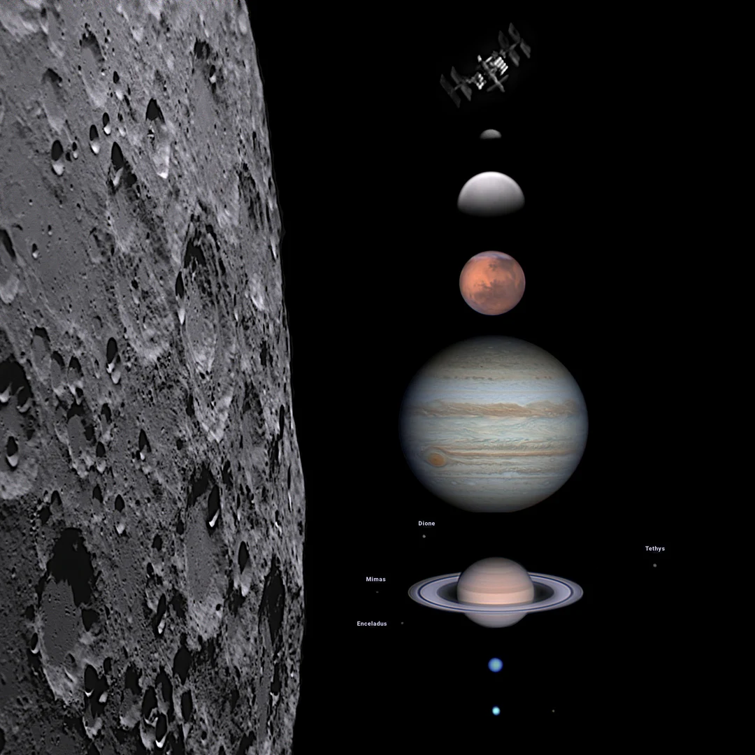 My parade of the planets from the last year. | Scrolller