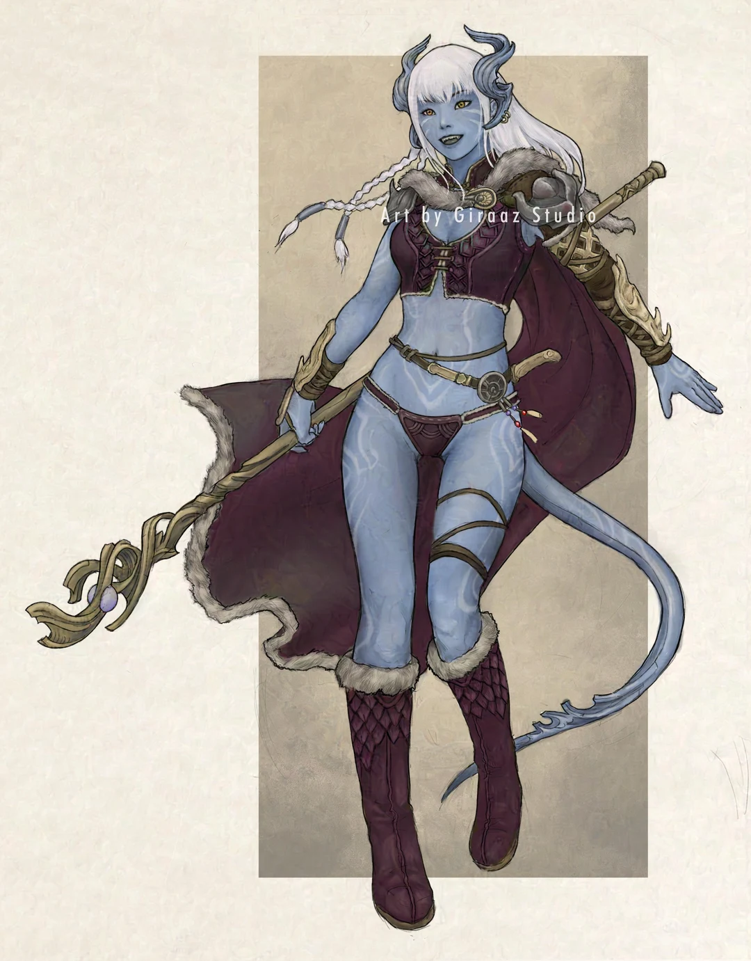 A Tiefling Sorcerer | Scrolller