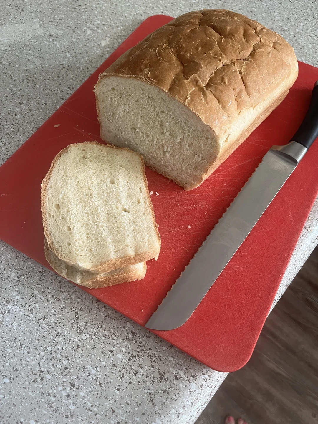 My very first homemade loaf of bread! | Scrolller