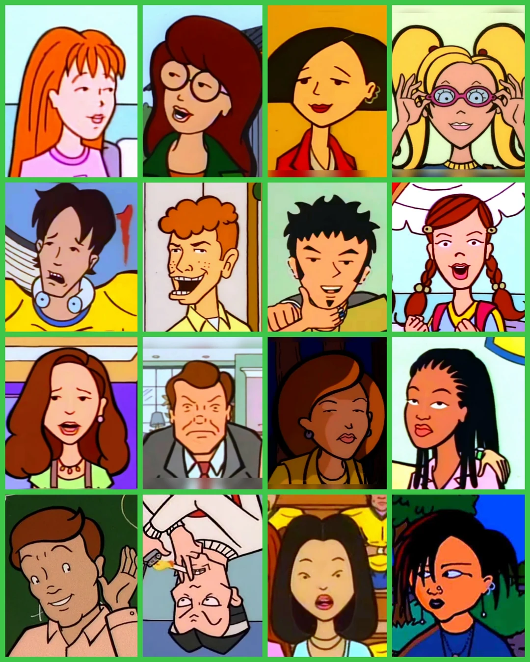 Here are my favorite characters from the wacky world of Lawndale💚 ️💖💙💛 ...