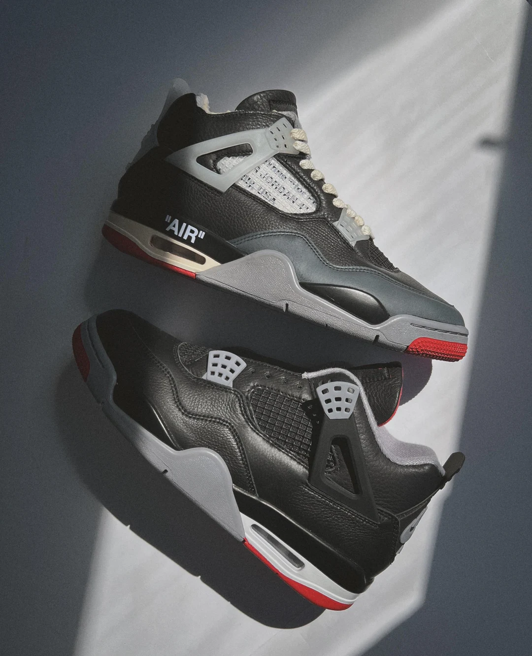 Custom offwhite 4s, transparent tab swap and simple aging. | Scrolller