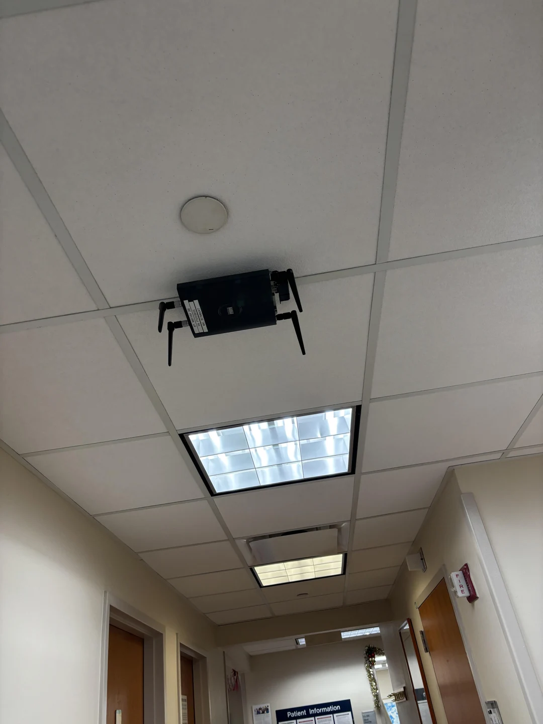 What is this at the hospital? How does a hospital have WiFi in all ...