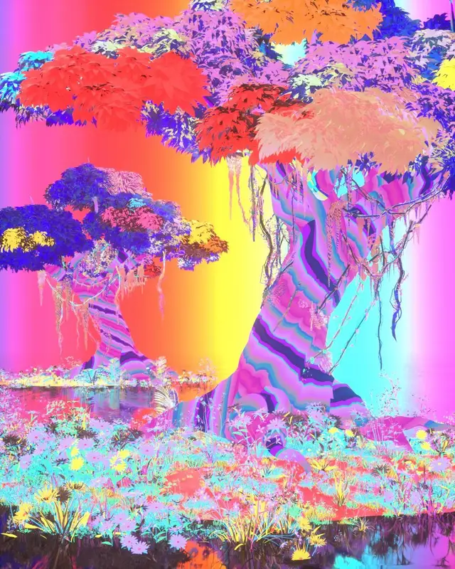 “Bleeding Color” by Beeple (Mike Winkelmann) | Scrolller