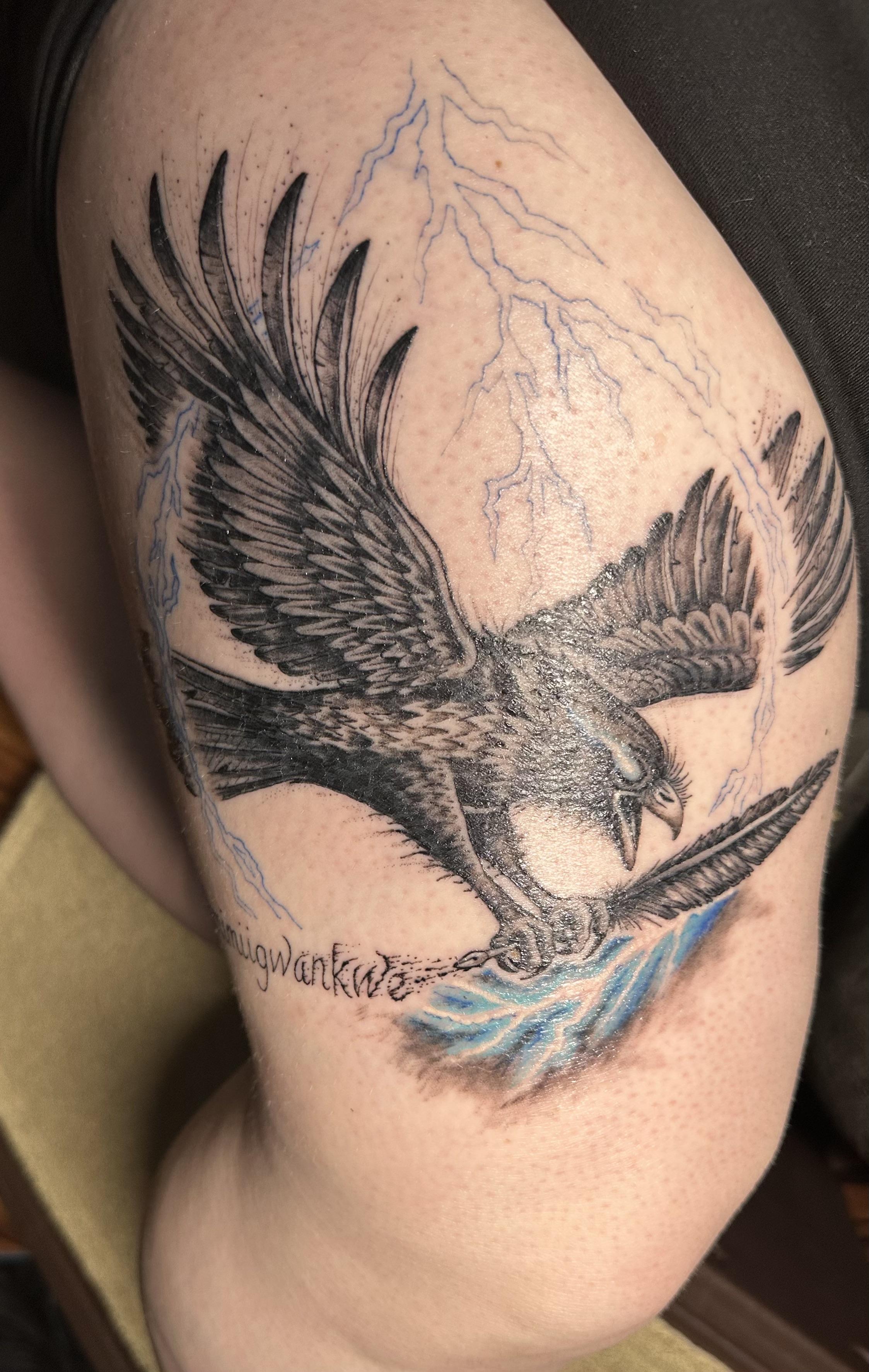 Thunderbird by Karl Marsack at Thistle and Thorn Ink - Chesterfield, MI | Scrolller