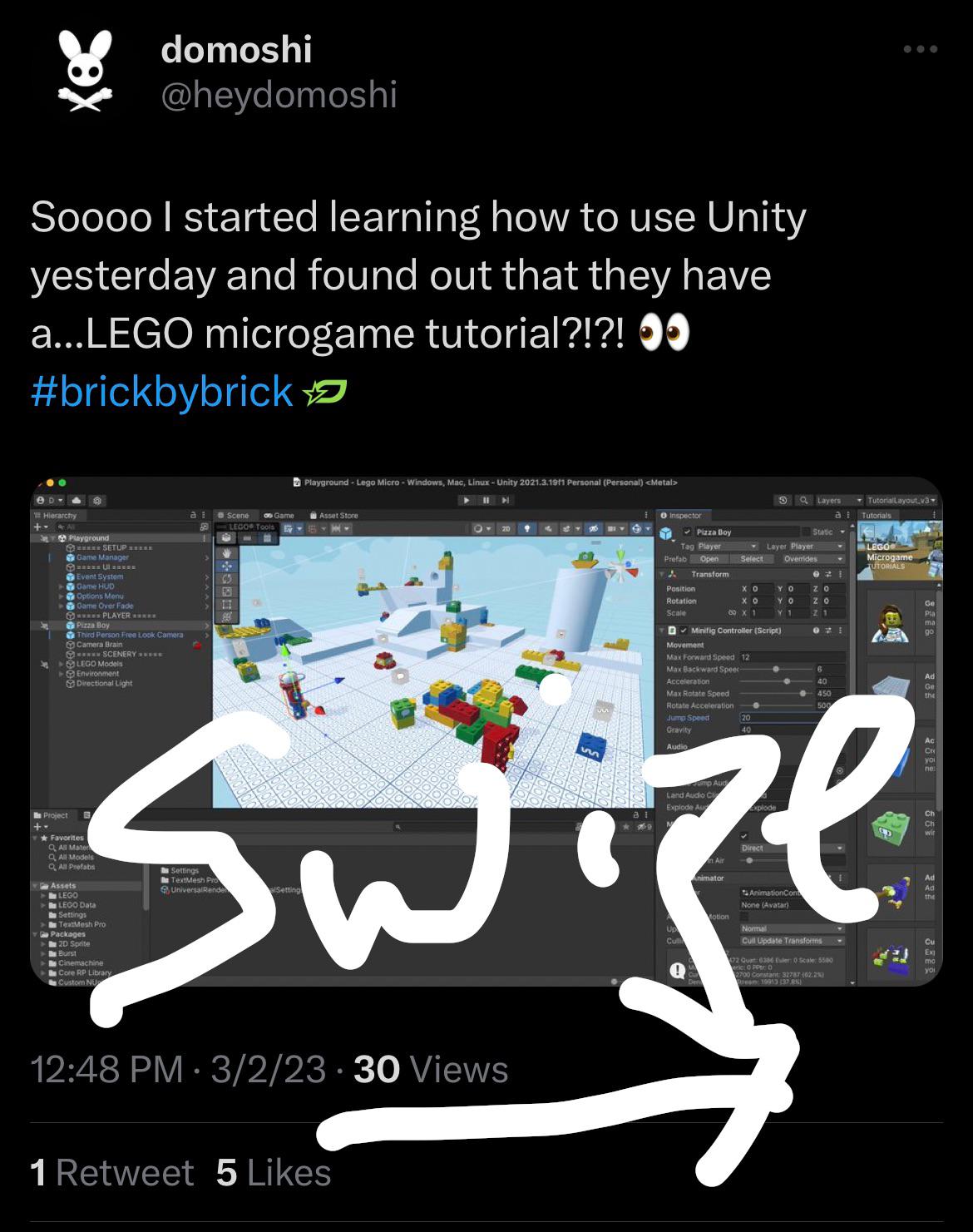 Brick by brick! 👀🔥 (follow the white rabbit) | Scrolller