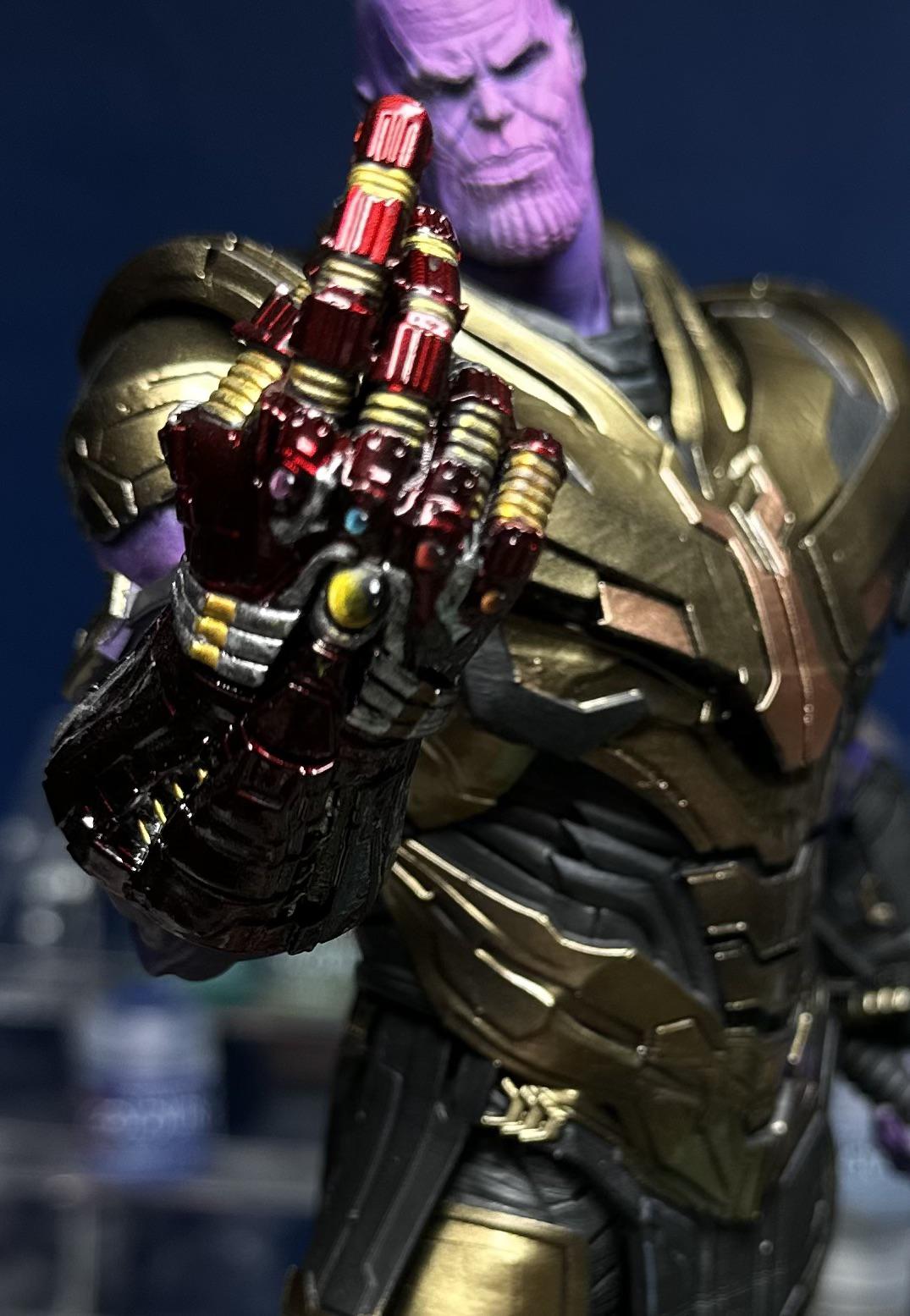 Finished Thanos statue for my brother. | Scrolller