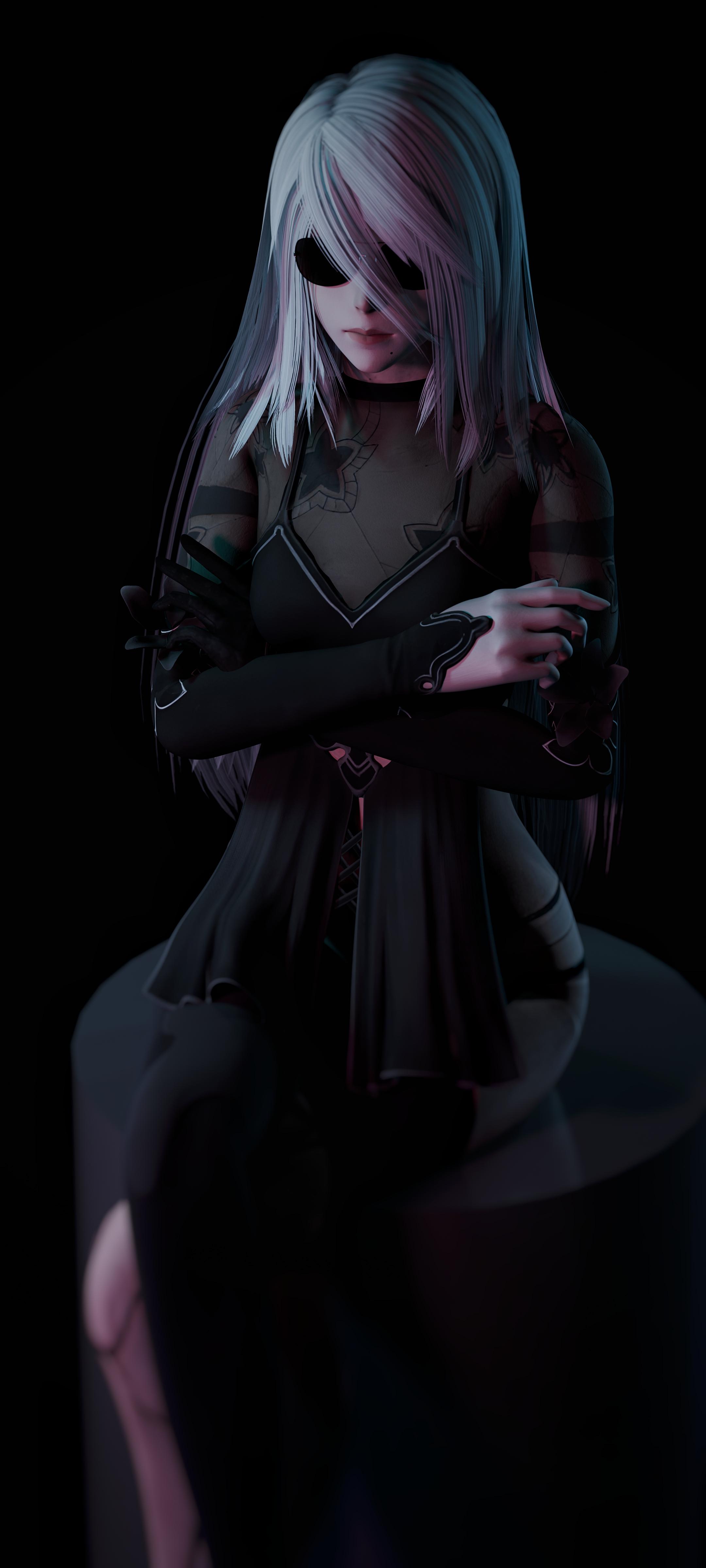 More renders in her reincarnation outfit | Scrolller