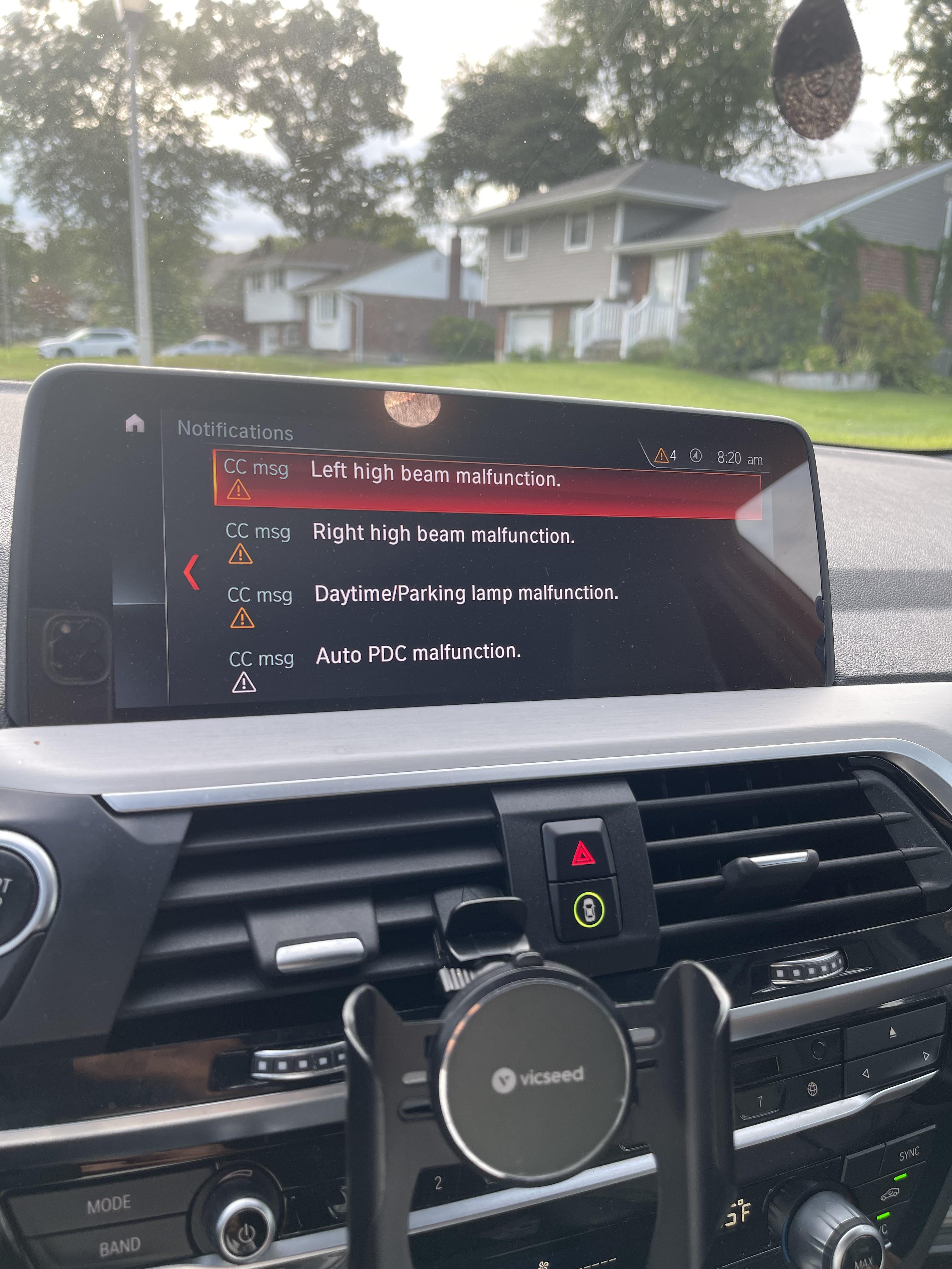 Multiple G01 Malfunction warnings | Scrolller