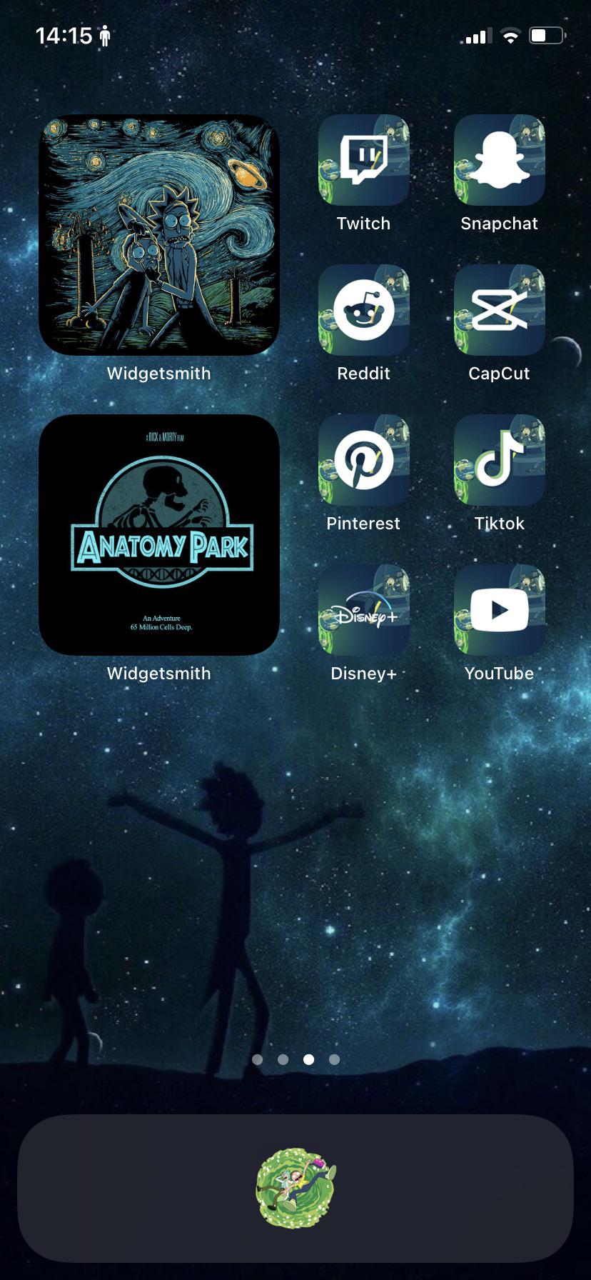 My Rick and Morty homescreen. What do you all think? (3 images) | Scrolller