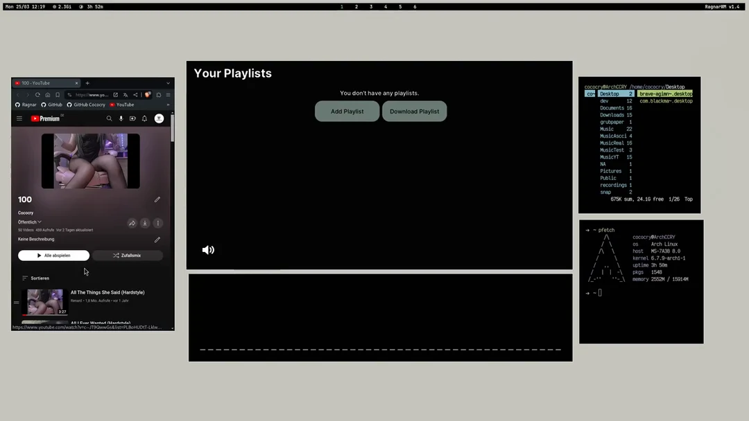 [OC] Music Player with own UI Framework in C/C++ | Scrolller
