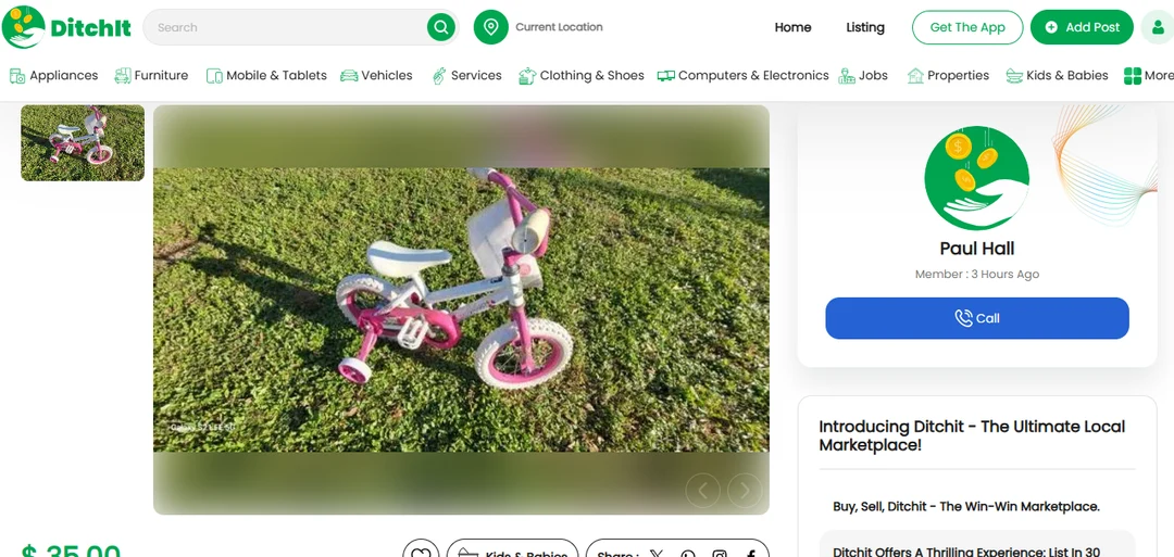 12 Huffy girl bike with training wheels | Scrolller