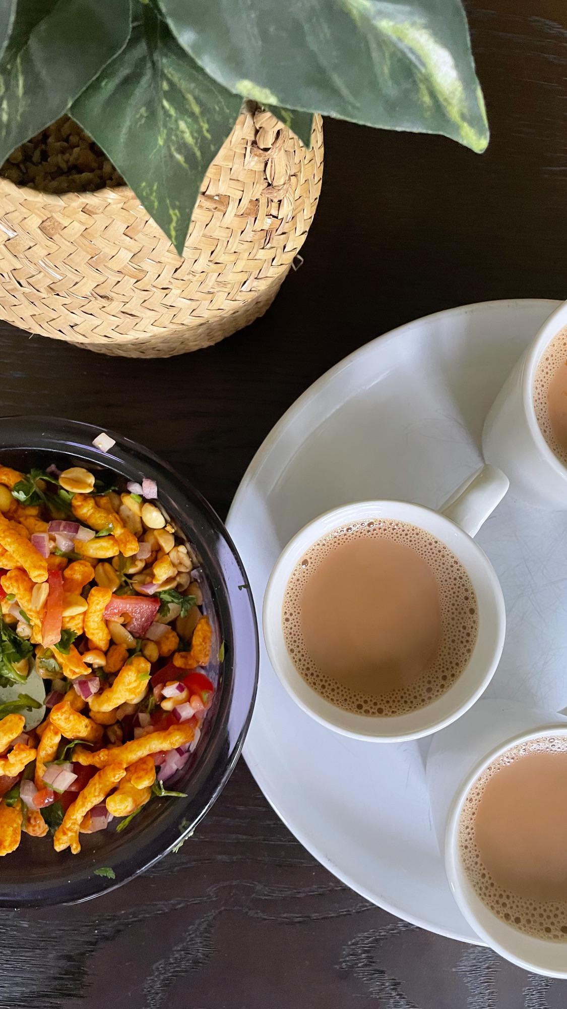 Chai & Kurkure peanut masala | Scrolller