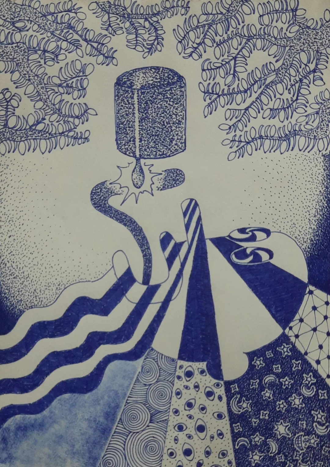 Forbidden, Me, pen on paper, 2022 | Scrolller