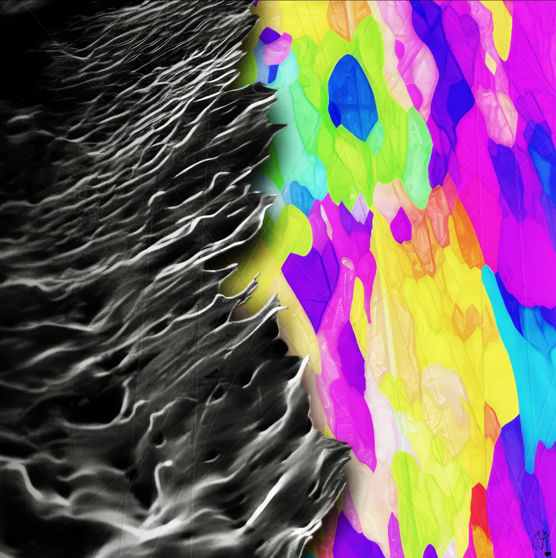 Dissonance, b00ner (me), mixed microscopy, 2023 | Scrolller