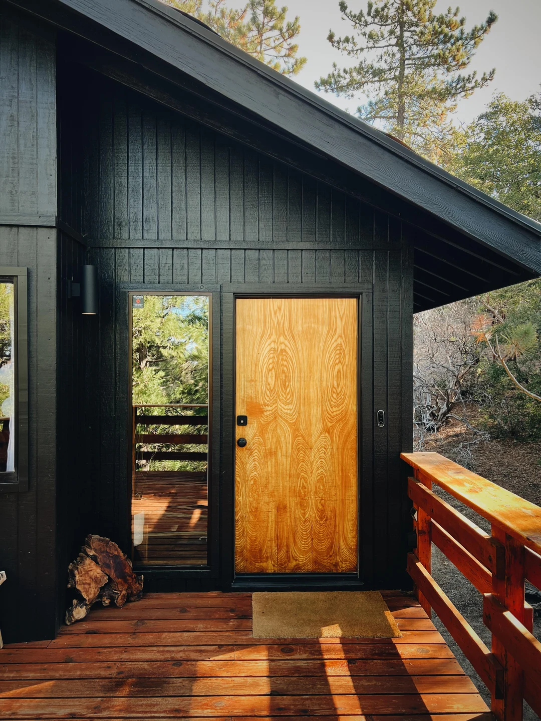 The door to our cabin. | Scrolller