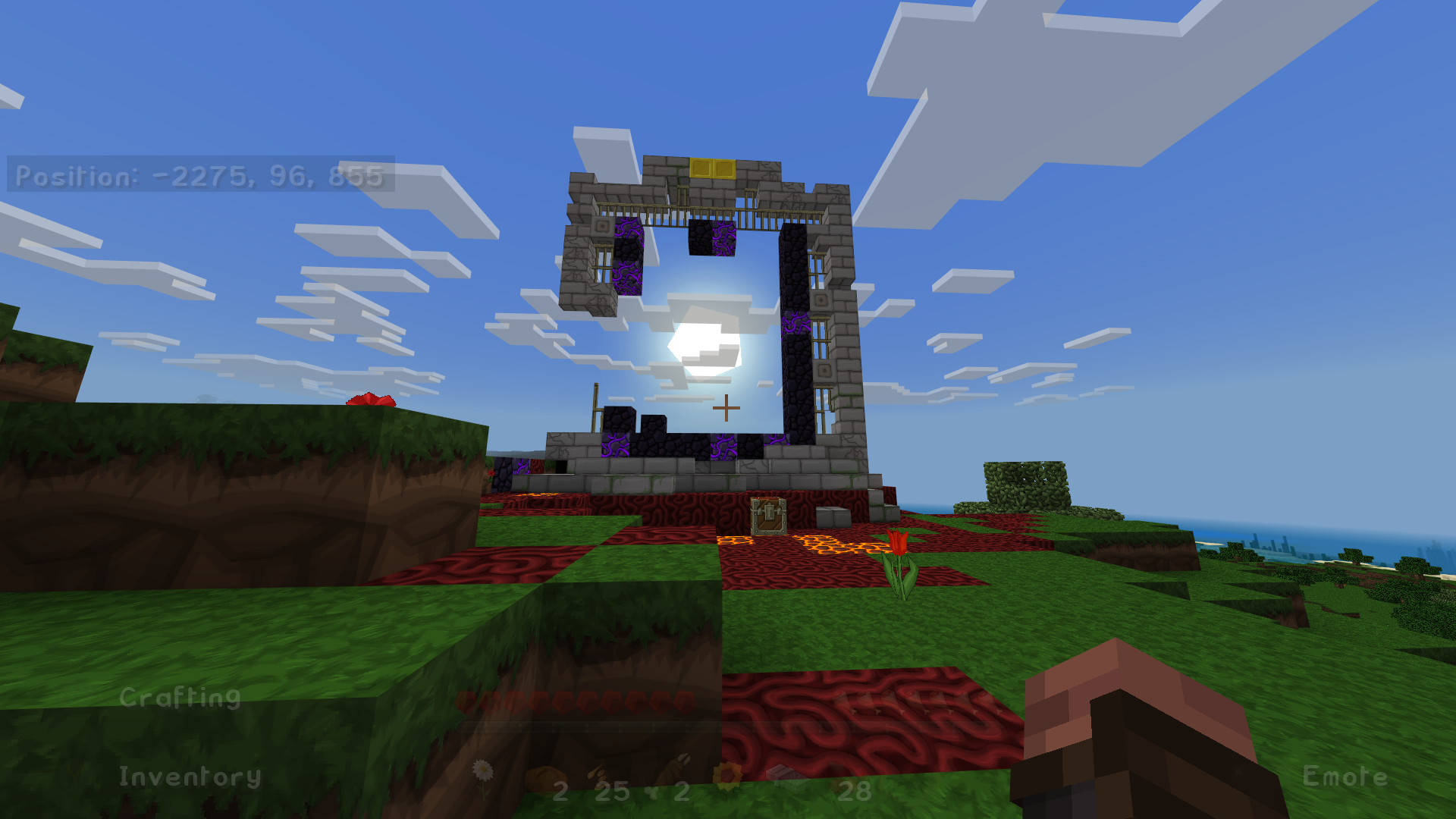 Is this a normal structure? I've never seen a ruined portal like this before. | Scrolller