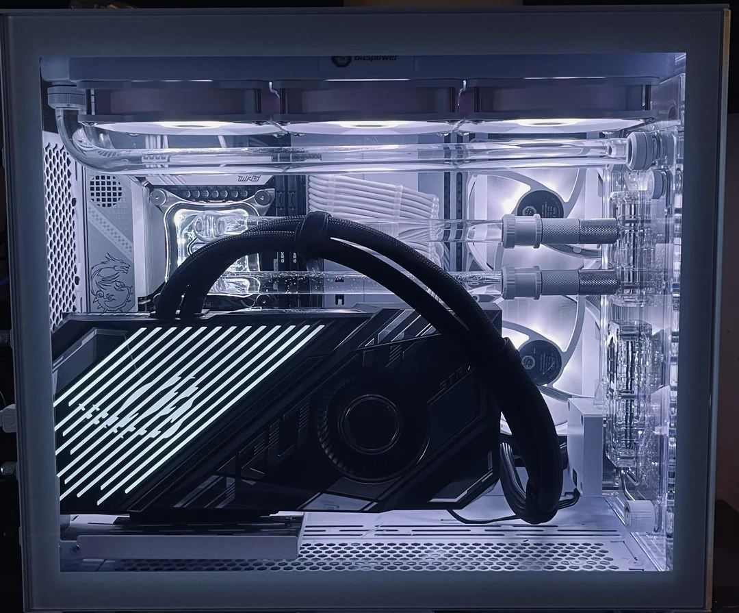 My first liquid cooled pc I built. Im enjoying this a lot! | Scrolller
