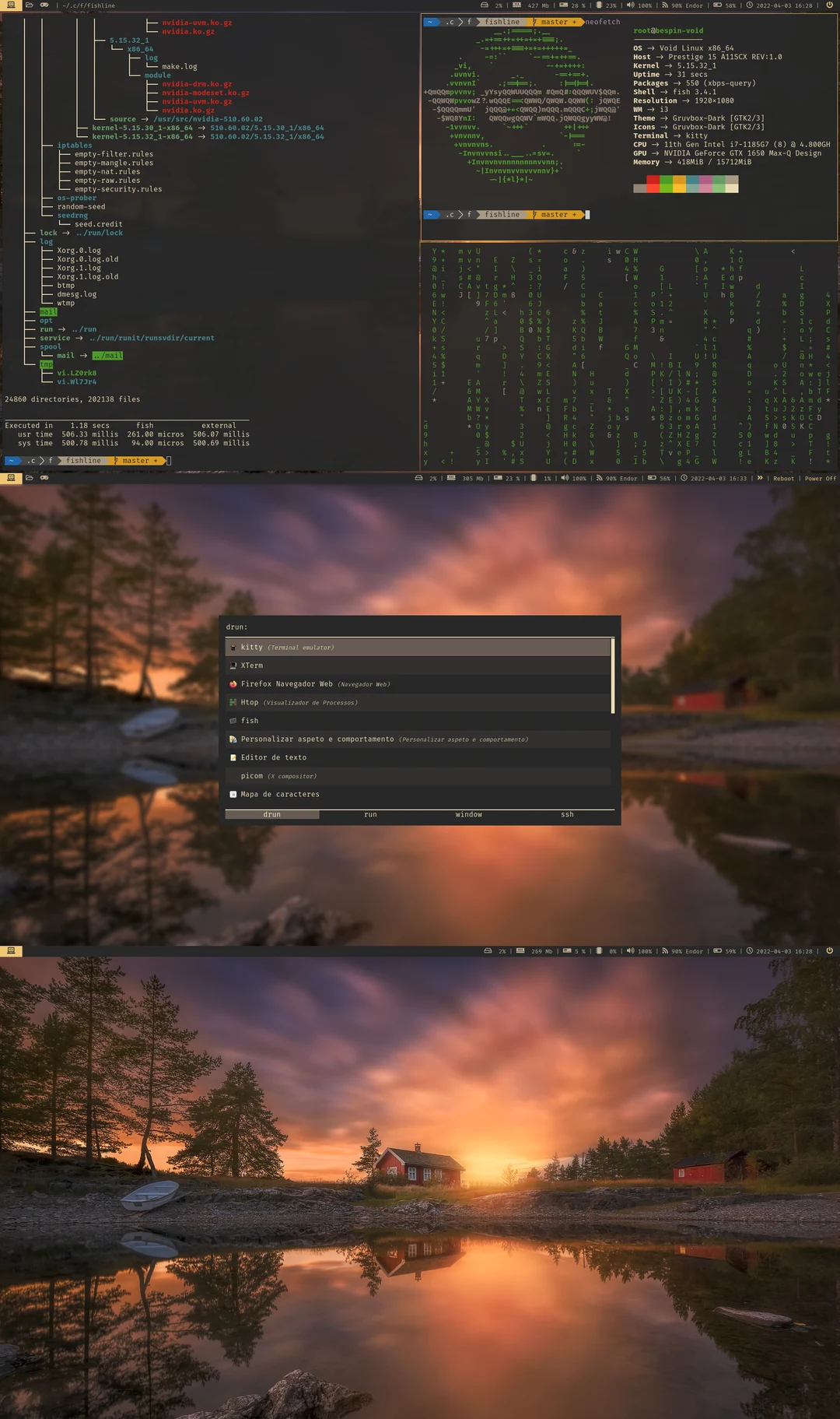 [i3-gaps] First Rice. A warm Gruvboxy feel. | Scrolller