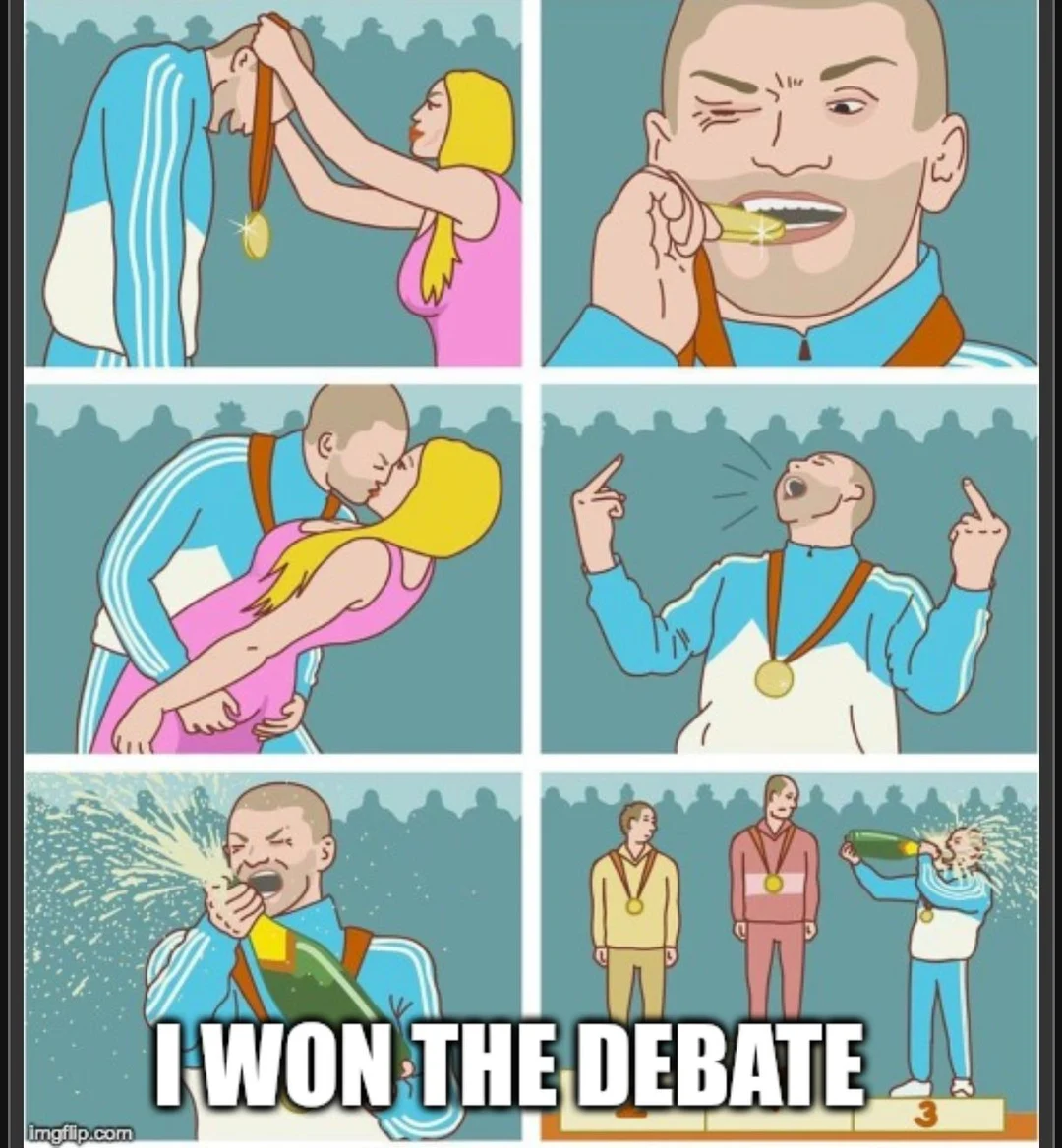 I won the debate! | Scrolller
