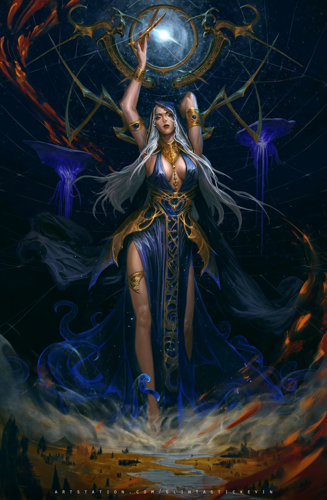 Saturn, Goddess of Entropy by Kevin Glint | Scrolller