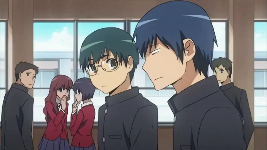 The iconic first meeting of Ryuuji and Taiga [Toradora] | Scrolller