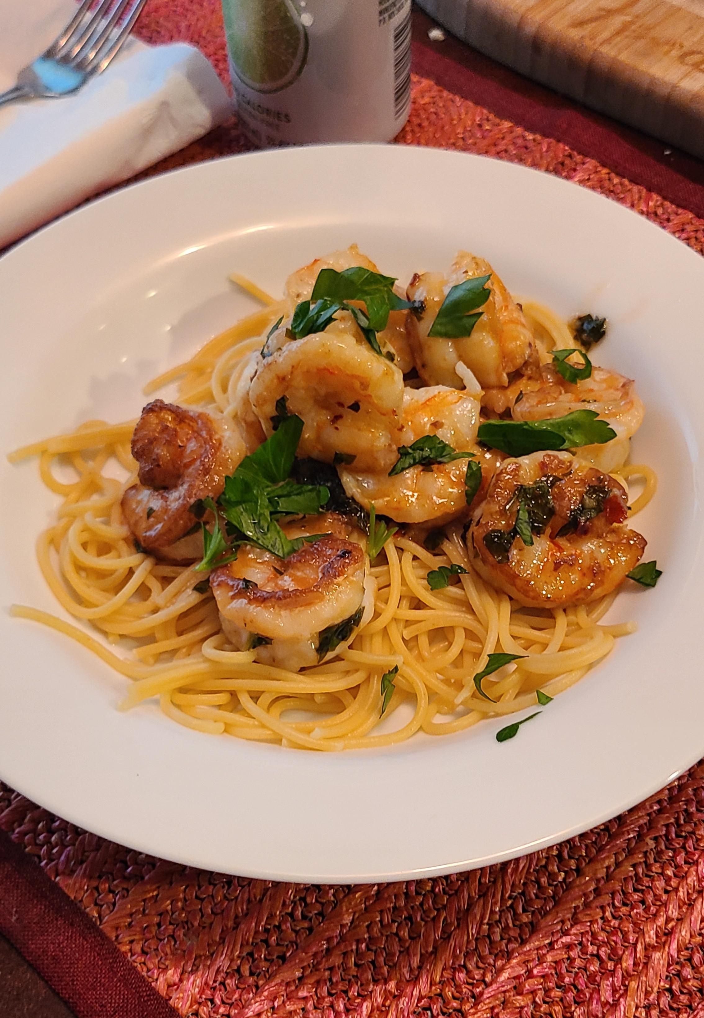 [Homemade] Lemon garlic shrimp | Scrolller