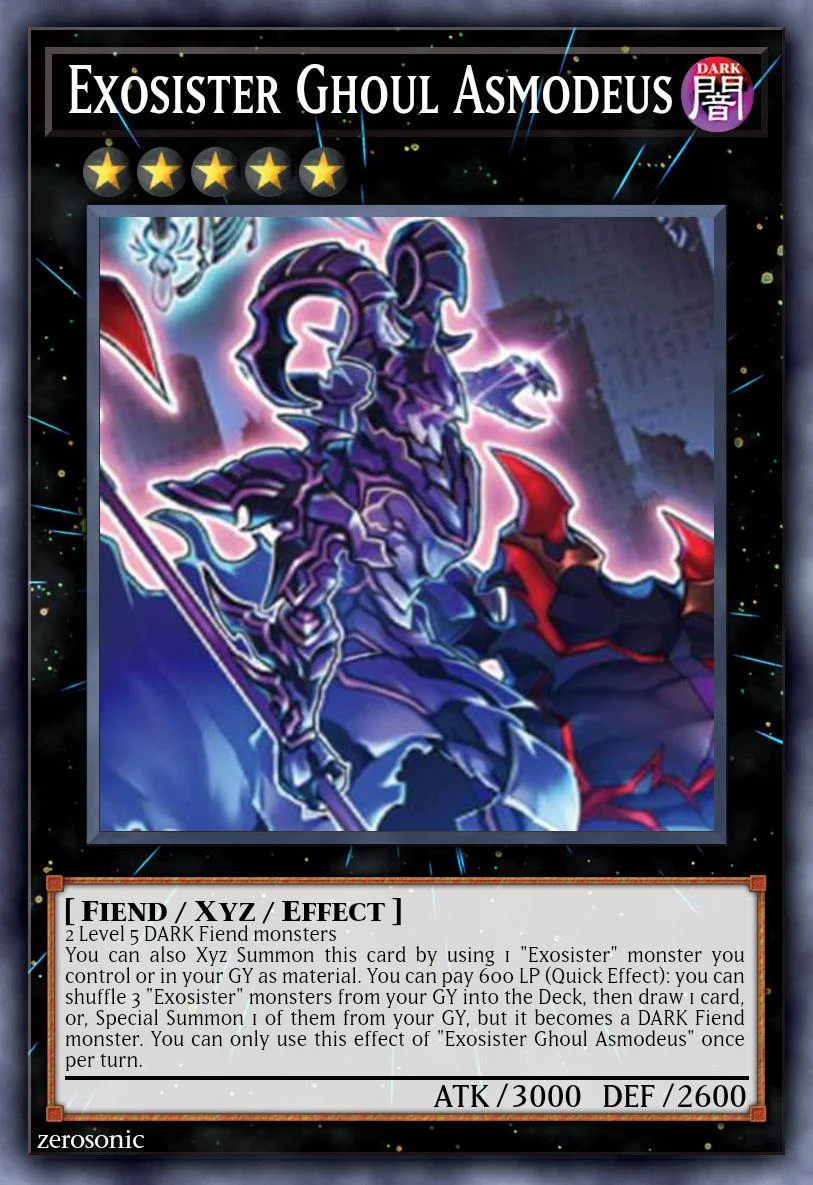 [CUSTOM CARDS] Exosister Ghoul Asmodeus | Scrolller