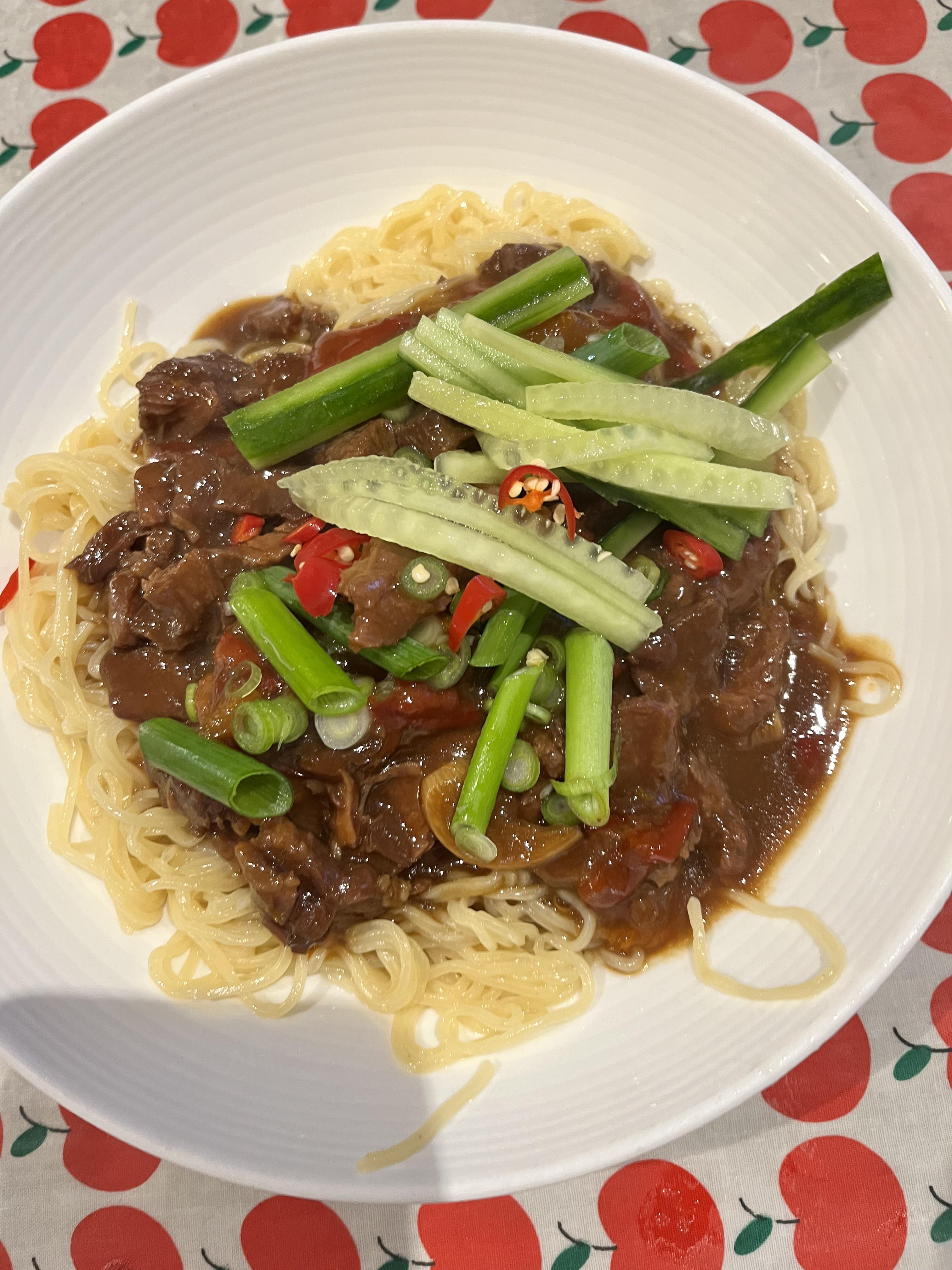 [Homemade] Mongolian beef with noodles I ate | Scrolller